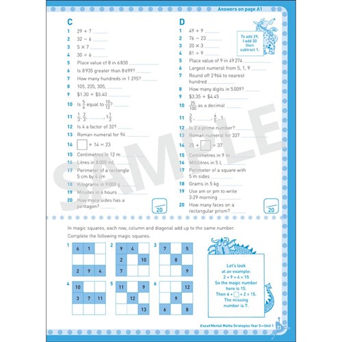 9781741251821 Excel Mental Maths Strategies Yr 5 Student Book 9781741251821-excel-mental-maths-strategies-yr-5-student-book
