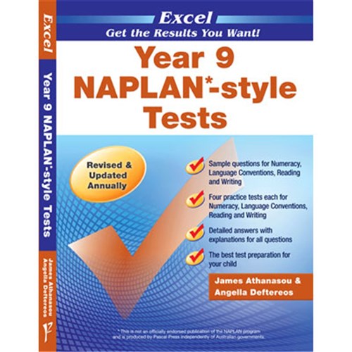 9781741251944 Excel Year 9 NAPLAN style Tests Kookaburra 9781741251944-excel-year-9-naplan-style-tests-kookaburra
