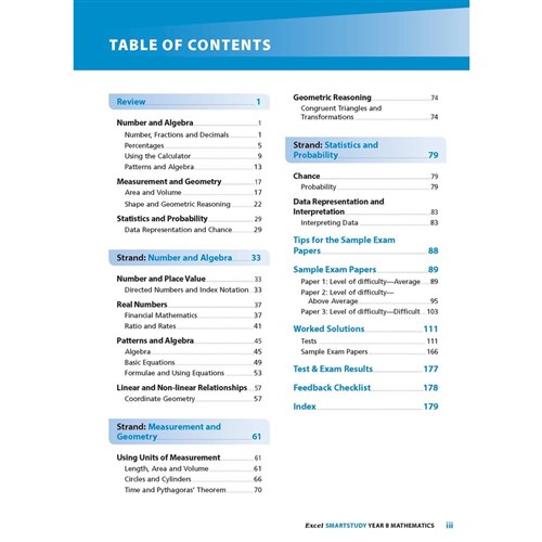 9781741254747 - Excel SmartStudy Mathematics Year 8 - Kookaburra ...