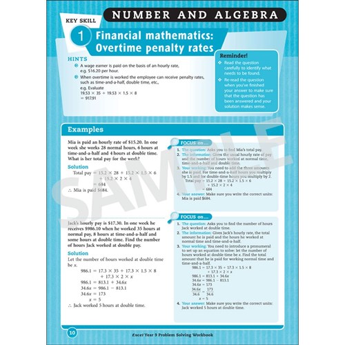 9781741255706 - Excel Essential Skills 9 Problem Solving Workbook ...