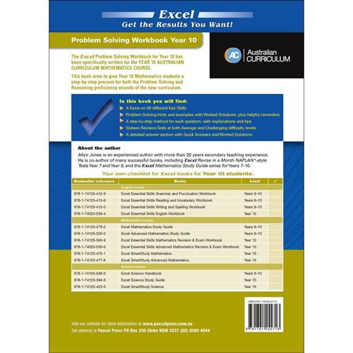 9781741255713 - Excel Essential Skills 10 Problem Solving Workbook ...