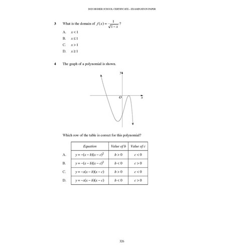 9781741257557 - Excel Success One HSC Mathematics Advanced 2024 ...