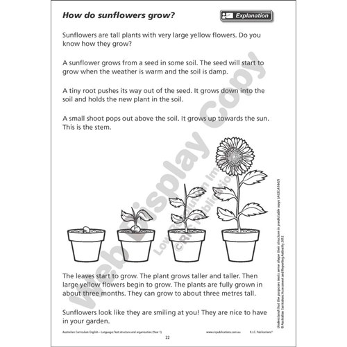 9781921750847 - English Language:Text Structure (BLM) Year 1 ...