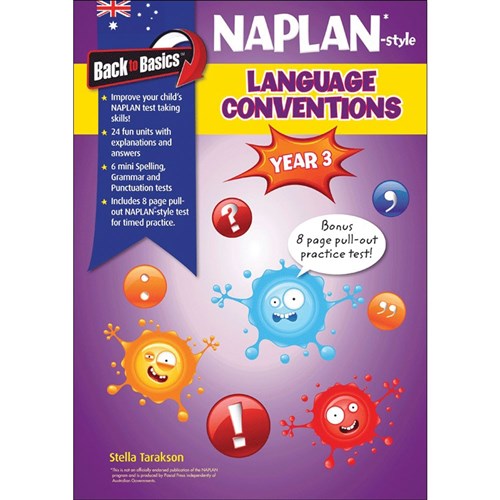 9781922225054 Back To Basics NAPLAN style Yr 3 Language Conventions 9781922225054 Back To Basics NAPLAN style Yr 3 Language Conventions