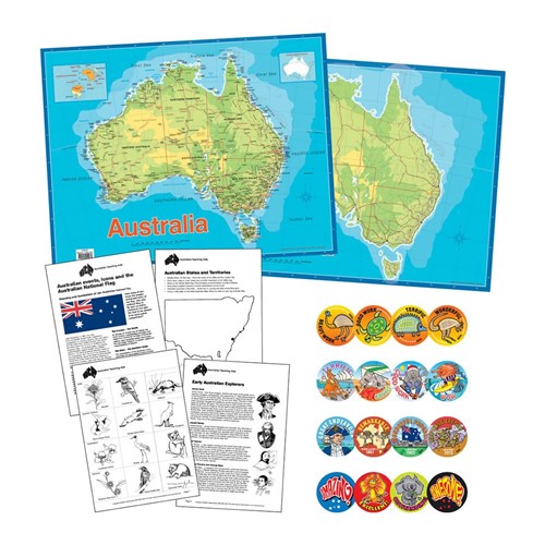 AP6945 - Activity Pack - Australian Maps - Kookaburra Educational ...