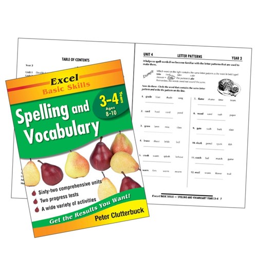 EXCPBSENGY34 - Excel Basic Skills English Book Pk Yr 3&4 - Kookaburra ...