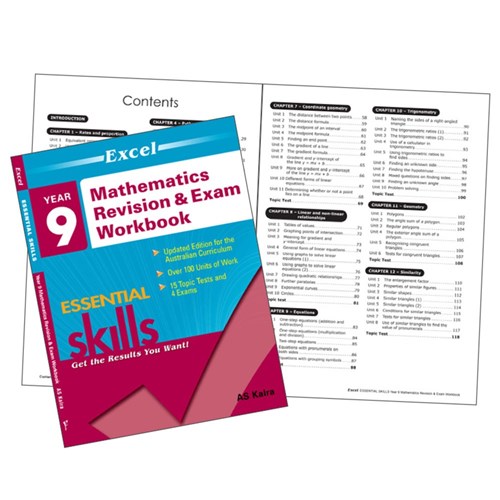 EXCPMATHY9 - Excel Maths Book Pack Yr 9 - Kookaburra Educational ...