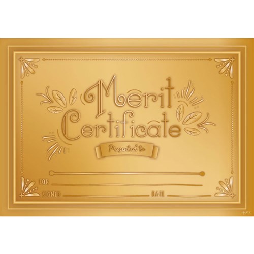 MC390 - Merit Certificate - Gold - Kookaburra Educational Resources ...