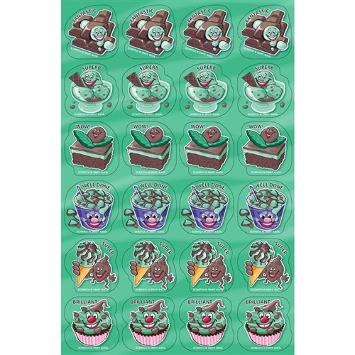 SS1028 - ScentSations Stickers Shapes - Choc Mint - Kookaburra ...