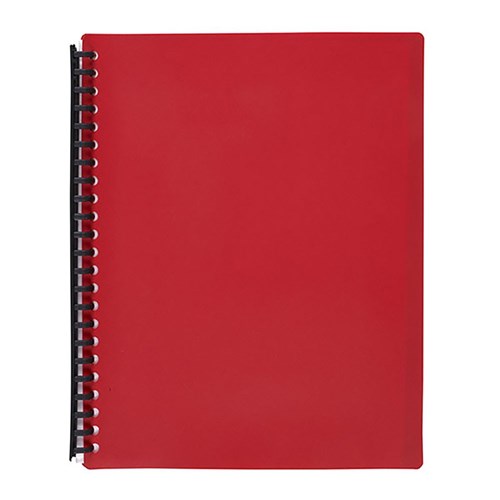 ZAC2007403 - Marbig Display Book A4 Refillable 40 Pocket Red ...