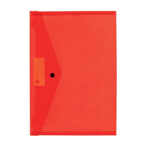 ZAC2015003 - Marbig Doculope Document Wallet A4 Push Button Red ...