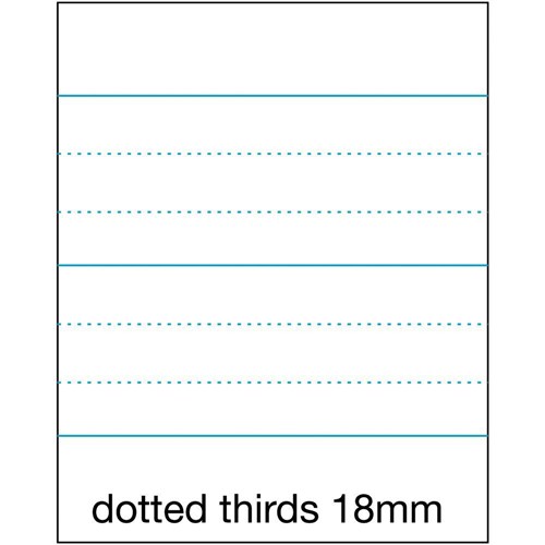 ZAC56116 - Spirax 116 Exercise Book A4 18mm Dotted Thirds Margin 64pg - Kookaburra Educational ...