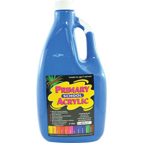 ZDCPSA2LCOBB - Colorburst Primary School Acrylic Paint 2L Cobalt Blue ...