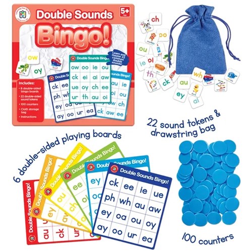 ZECEVLDSB - Double Sounds Bingo - Kookaburra Educational Resources ...