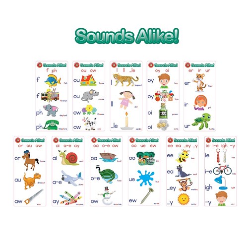 ZECLSAL - Sounds Alike Cards - Kookaburra Educational Resources - one ...