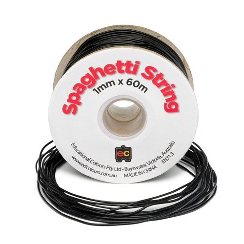 ZECPT1BLK - Spaghetti String 60m Black - Kookaburra Educational ...