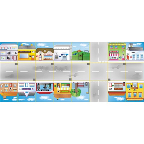 ZETITSTREET - Bee-Bot / Blue-Bot Mat Busy Street - Kookaburra ...