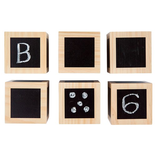 ZFF476 - Fun with Chalk! Wooden Cubes Set - Kookaburra Educational ...