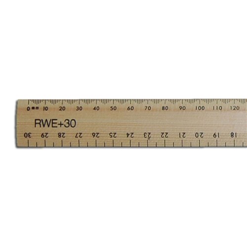 ZMIRWEPLUS30 - Micador Wooden Ruler 30cm Polished and Varnished ...