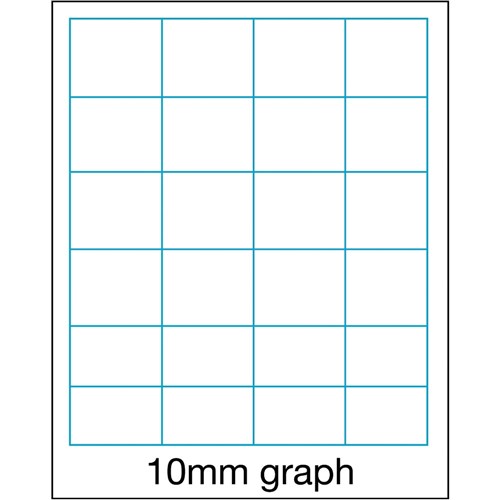 ZNPEB6524 - Writer Premium Graph Book A4 10mm Grid Ruled 96 pg ...