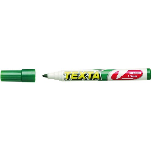 ZPE0202630 - Texta Whiteboard Marker Bullet 1.5mm Green - Kookaburra ...
