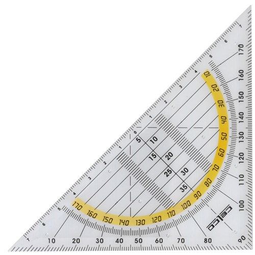 ZPE0347580 - Celco Triangle - Protractor & Set Square Combo ...