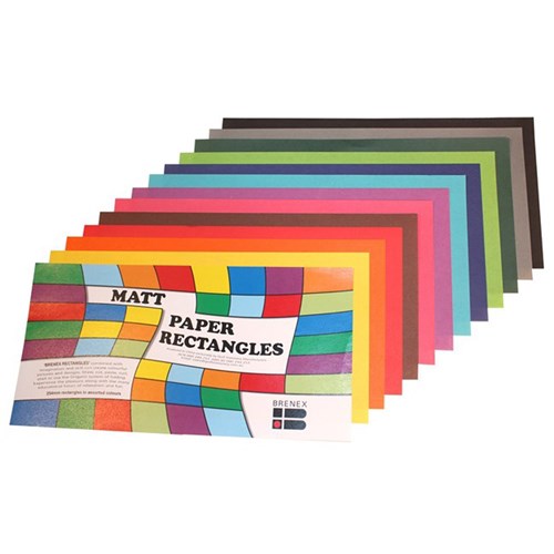 ZQU80196 - Art Paper Rectangles Matt 250 x 125mm Single Sided ...