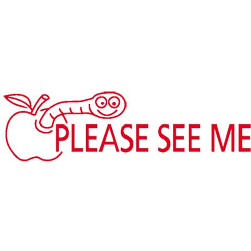 ZSDS-EN931-2 - Teacher Stamp - Please See Me - Kookaburra Educational ...