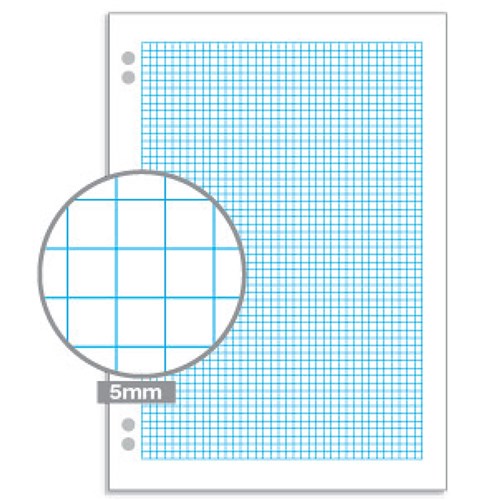 ZSP141373 - Olympic Graph Pad A4 5mm Squares 25 Leaf - Kookaburra ...