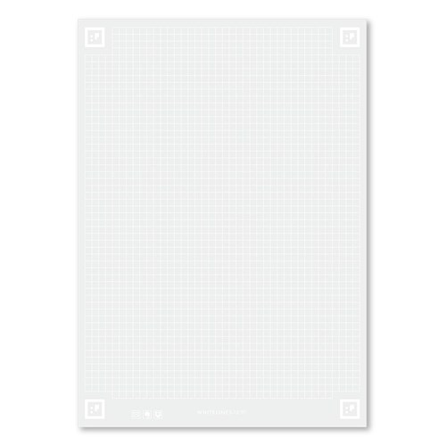 ZSP197077 - Whitelines Soft Cover Notebook Spiral A4 5mm Grid FSC 120pg ...