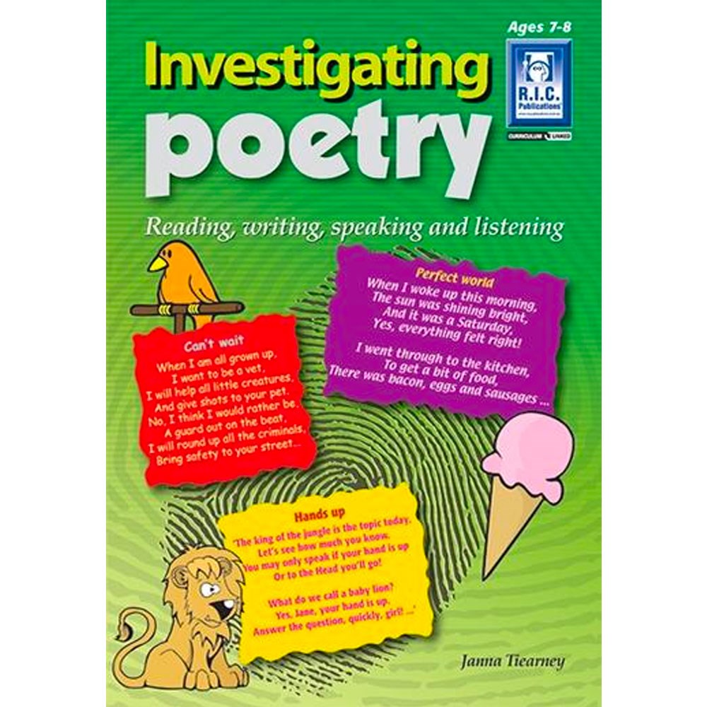 9781741263688 - Investigating Poetry BLM Ages 7-8 RIC-6274 - Kookaburra ...