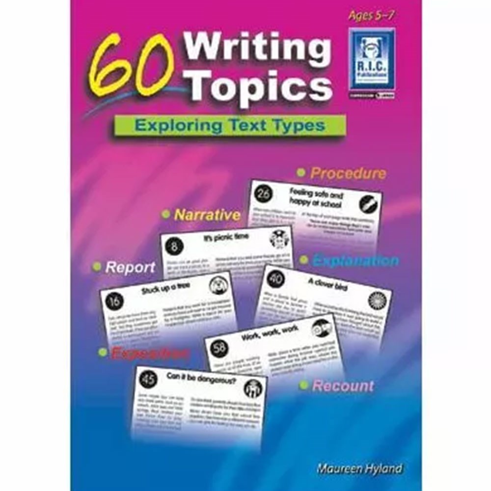 9781863118118 - 60 Writing Topics (BLM) Ages 5-7 - Kookaburra ...