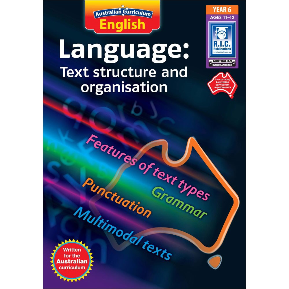 9781921750892 English Language Text Structure BLM Year 6