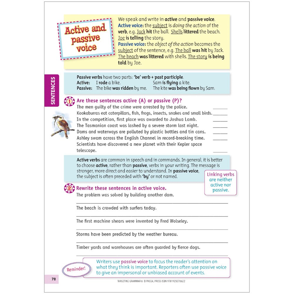 9781925076622 - Targeting Grammar Year 6 - Kookaburra Educational ...