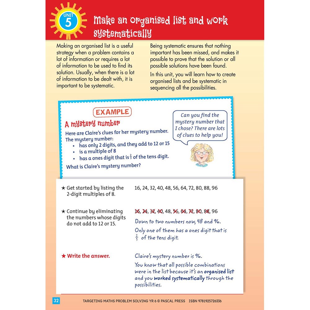 9781925726336 Targeting Maths Problem Solving Year 6 Kookaburra