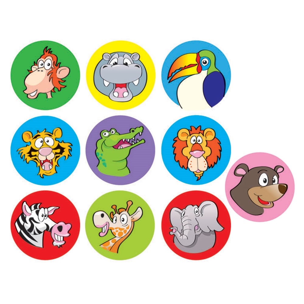 DD409 - Dynamic Dots Stickers - Zoo - Kookaburra Educational Resources ...