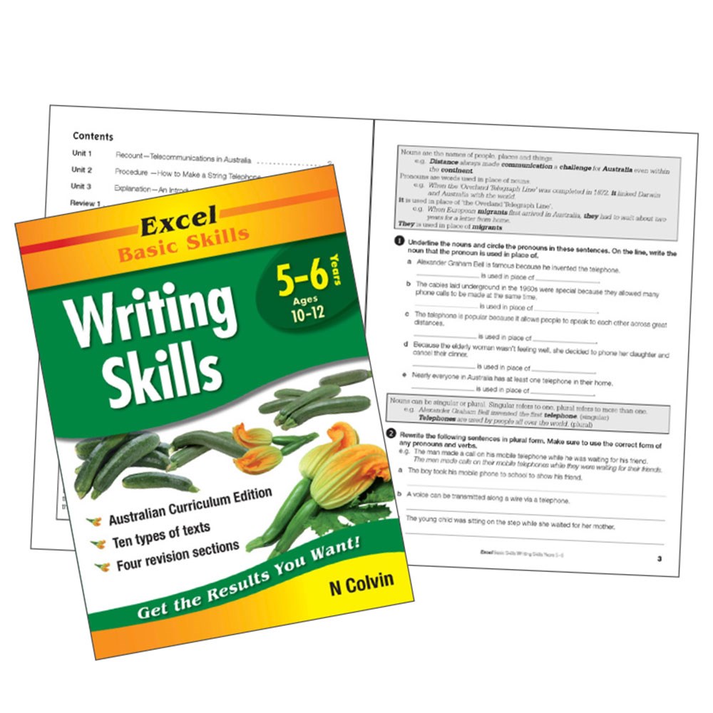 EXCPBSENGY56 - Excel Basic Skills English Book Pk Yr 5&6 - Kookaburra ...