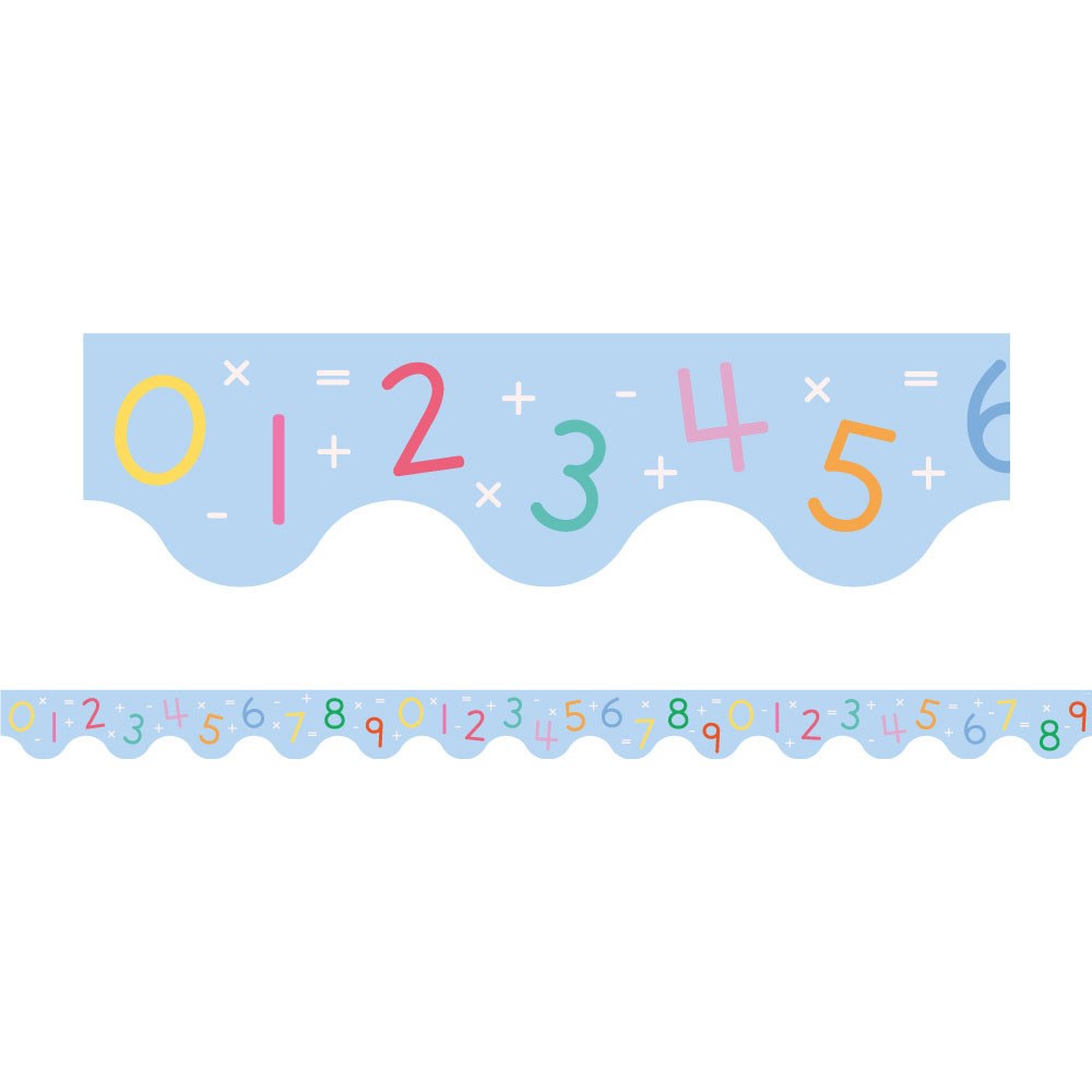 ZAASB511 - Scalloped Borders - Numbers - Kookaburra Educational ...