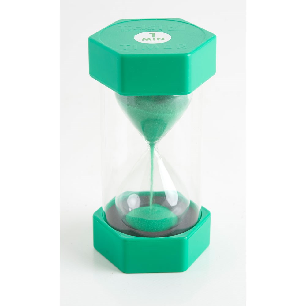 ZCM92034 - Sand Timer - Large 1 Minute Green - Kookaburra Educational ...