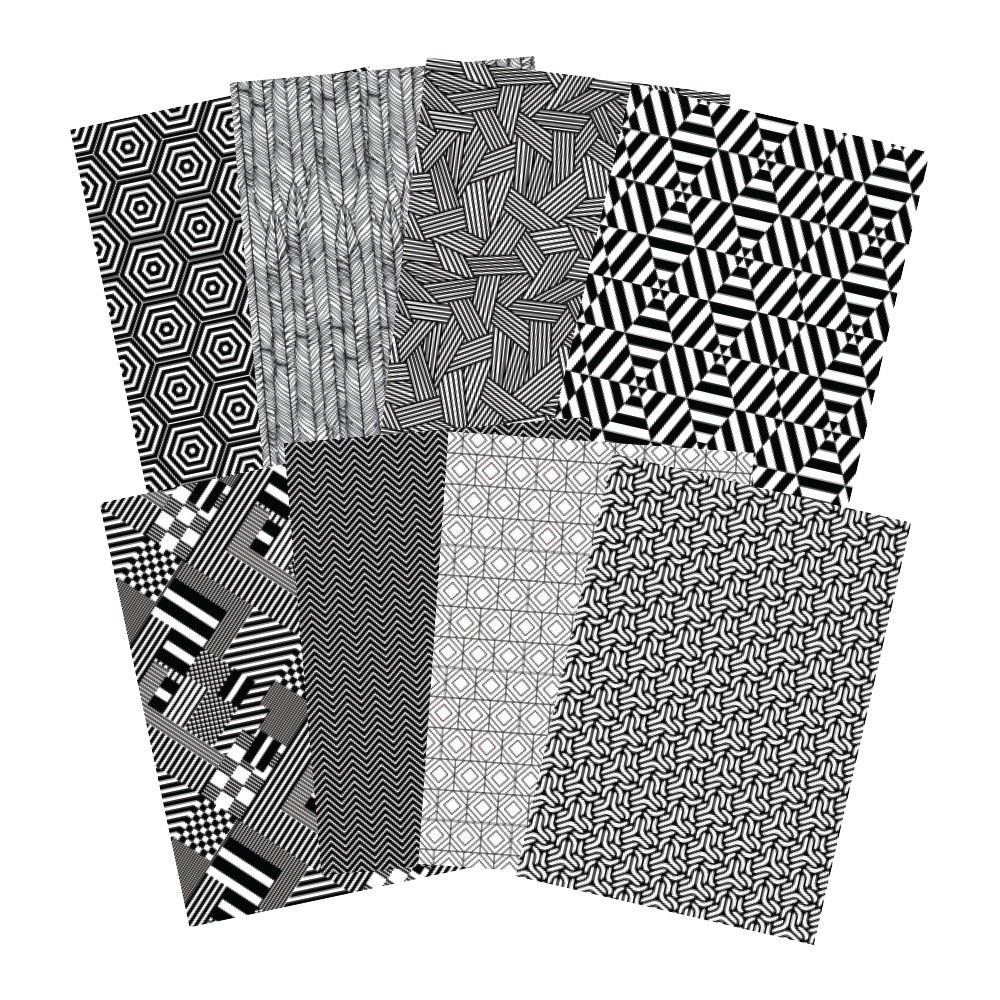 ZCRPA922 - Pattern Paper A4 - Contrast - Kookaburra Educational ...